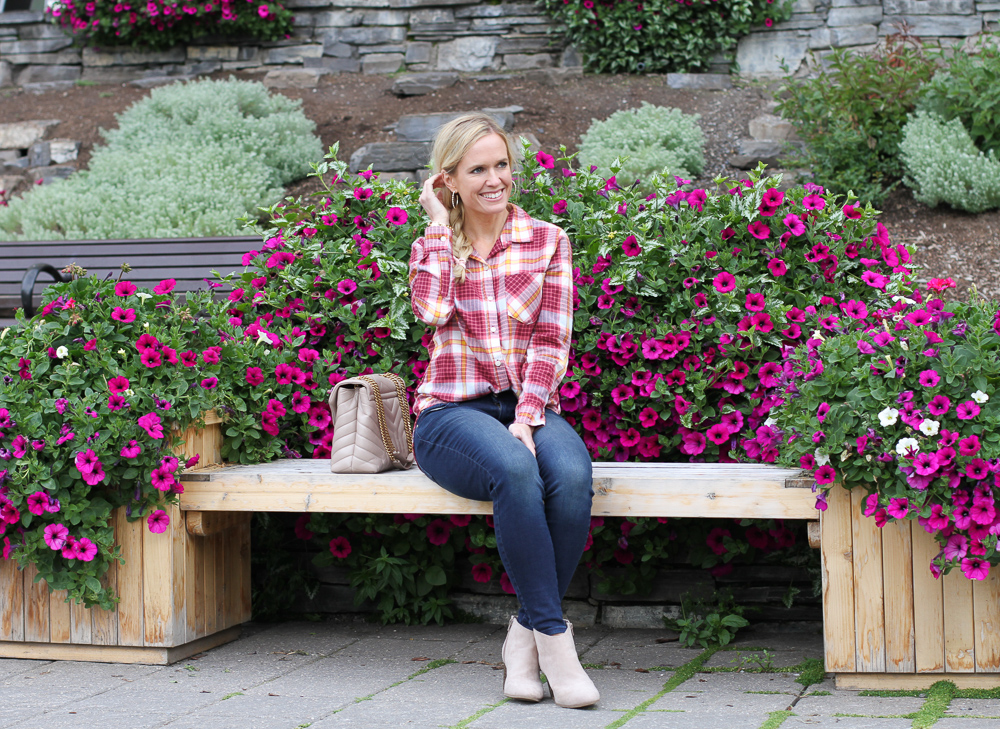 Happy Autumn! | Fall Flannel Tops - joyfully so